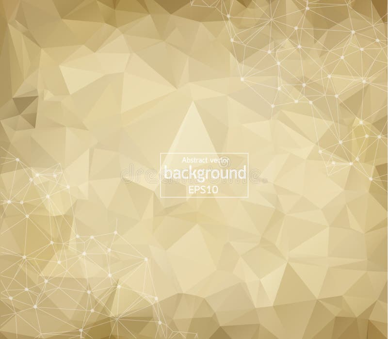 Geometric Brown Polygonal Background Molecule and Communication ...