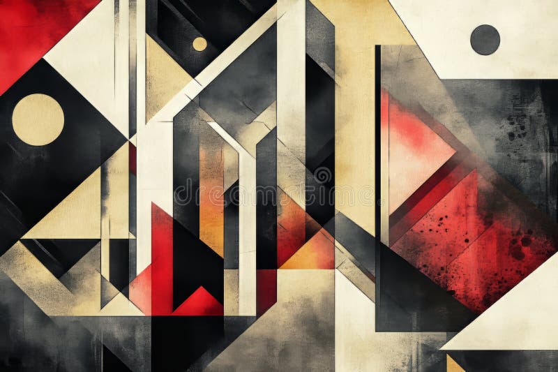 Geometric Brutalist Background Sharp Edged Abstract Structures Cool ...