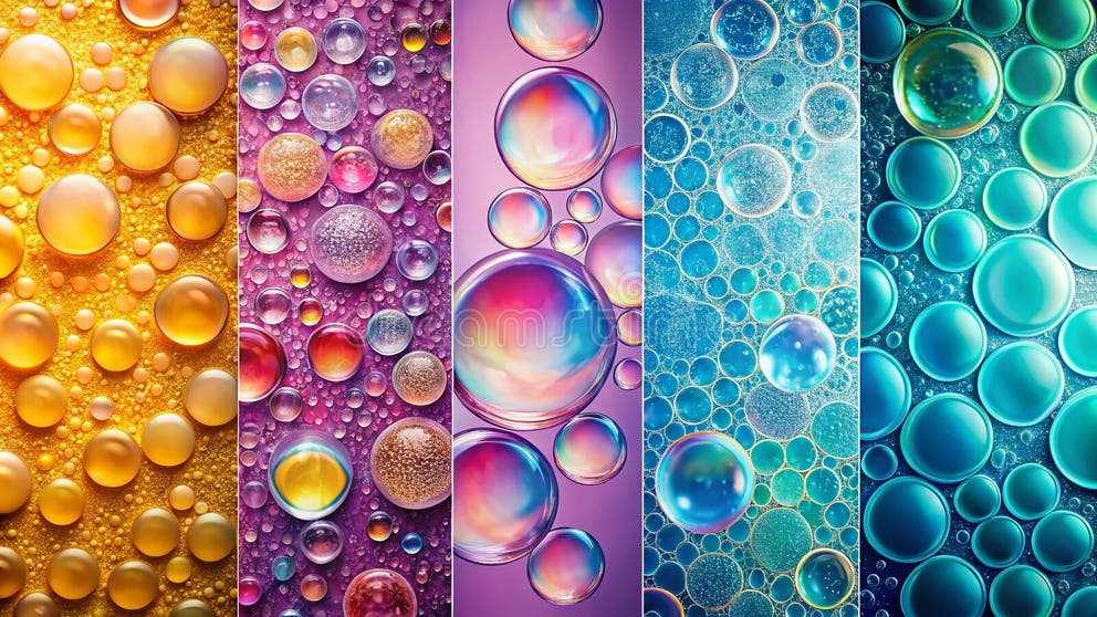 Geometric Bubble Patterns a Diverse Collection of Repeating Backgrounds ...