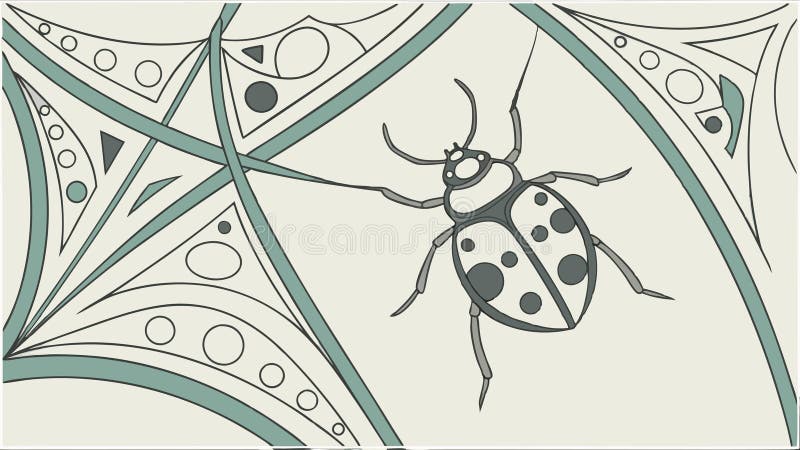 Geometric Bug Design, Nature-inspired, and Detailed Insect Art Vector ...