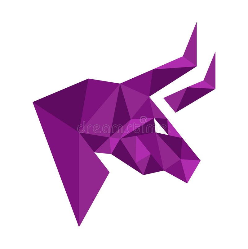 Geometric Bull Stock Illustrations – 3,131 Geometric Bull Stock ...