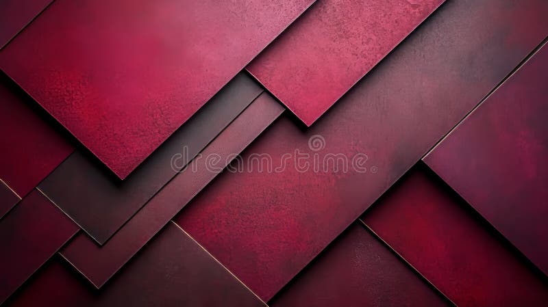 Geometric Burgundy Red Textured Background Creating Modern Design Stock ...