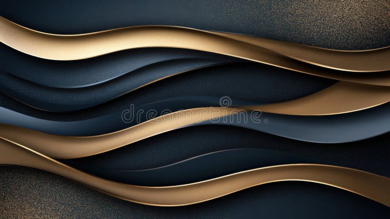 Geometric Card Design, Greeting Card Background with Metallic Bronze ...