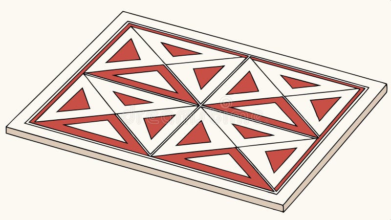 Geometric Carpet Pattern Decorative Design Vector Design Generative AI ...