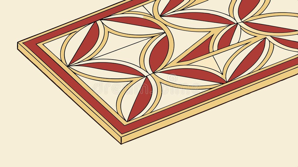 Geometric Carpet Pattern Design, Decorative Rug, Floor Pattern ...