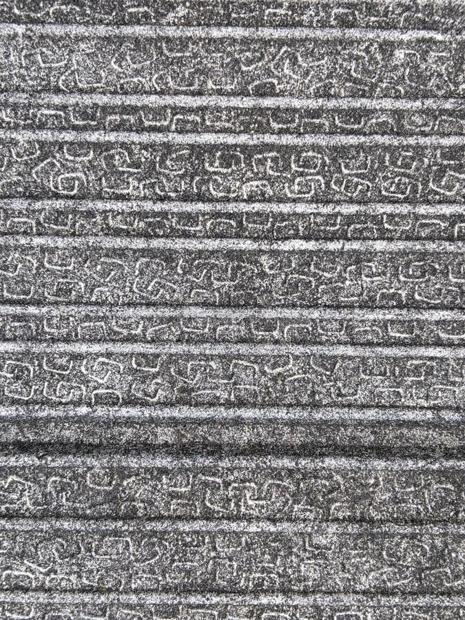 Geometric Carving Pattern on Rough Stone Texture Stock Image - Image of ...