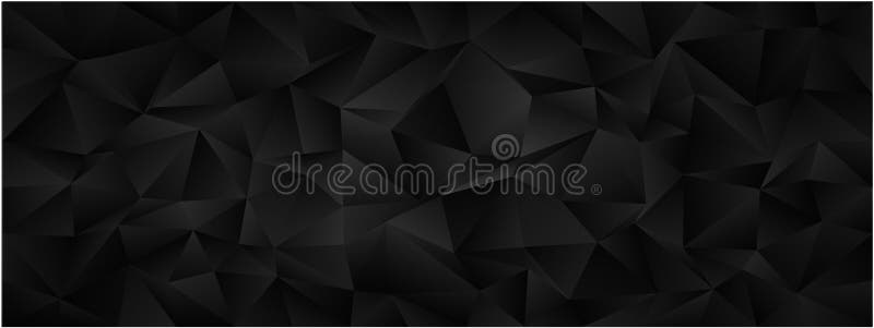 Geometric Chaos in Dynamic Black, Abstract Background for Modern Design ...