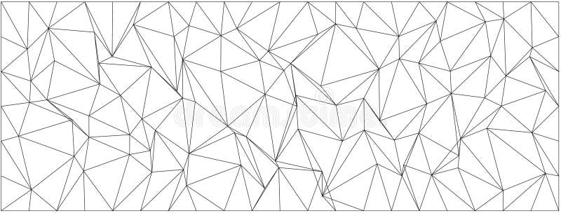 Geometric Chaos Pattern with Irregular Triangular Shapes for Modern ...