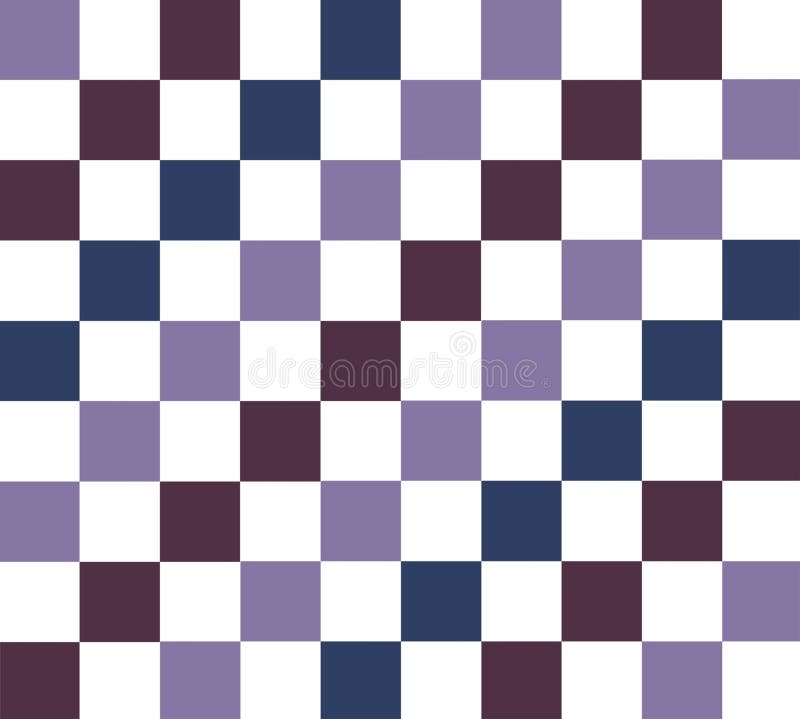 Geometric Checkerboard Pattern in Shades of Blue, Purple, and Burgundy ...