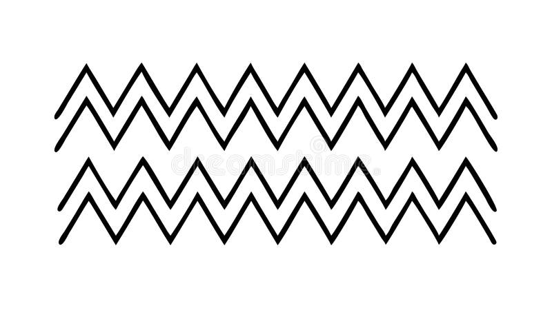 Geometric Chevron Pattern Icon, Repeating Zigzag Lines, Vector Design Generative AI Stock Vector ...