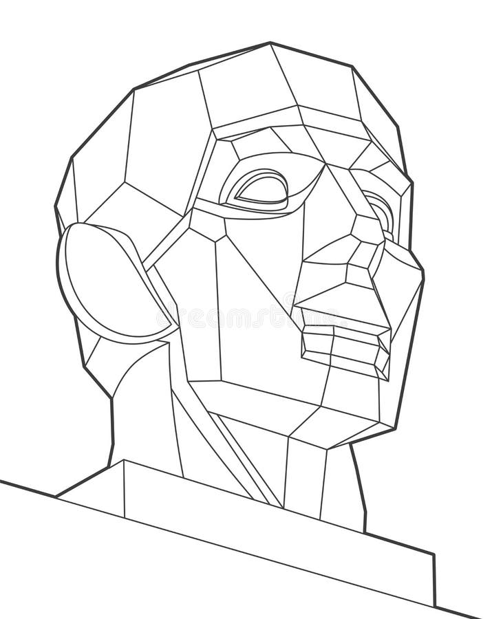 Geometric Face Design Stock Illustrations – 79,671 Geometric Face ...