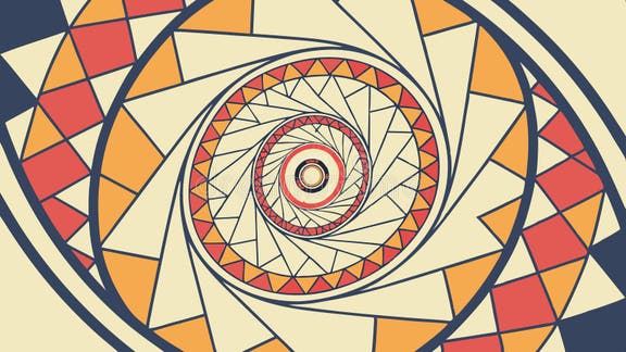 Geometric Circle Abstract Pattern, Modern Design, Decorative Texture ...