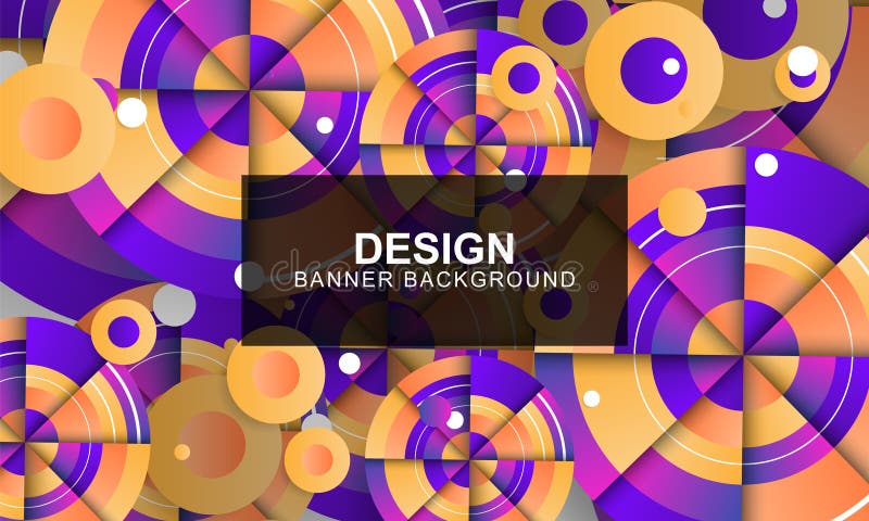 Geometric Circle Background Stock Vector - Illustration of color ...