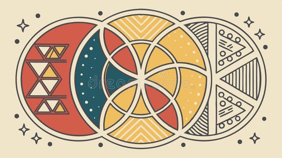 Geometric Circle Design, Abstract Pattern, Modern Art, and Decorative ...