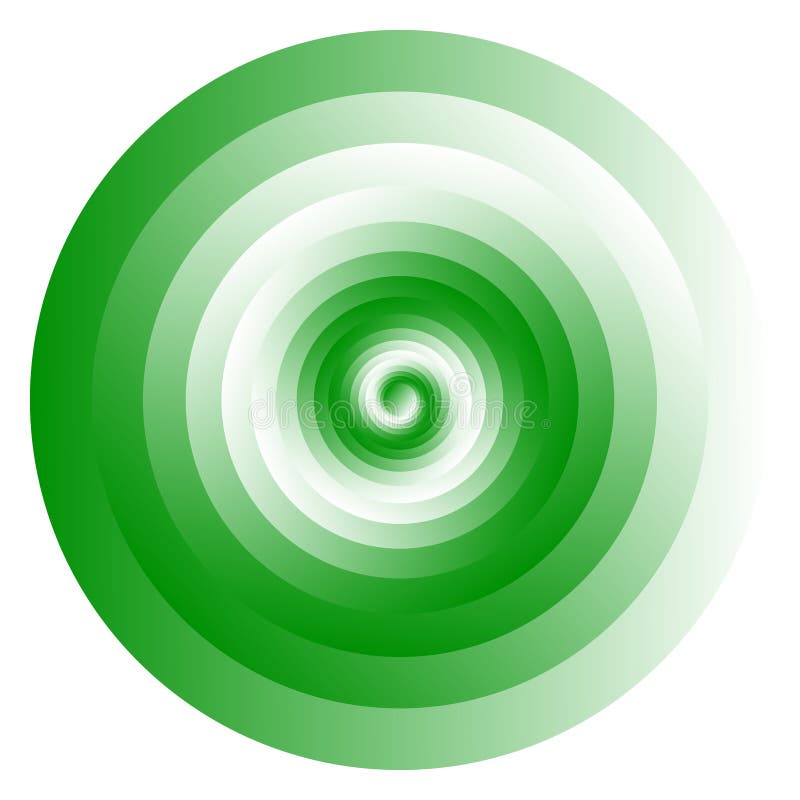 Geometric Circle Design Shape with Random Shaded, Gradient Fill Stock ...