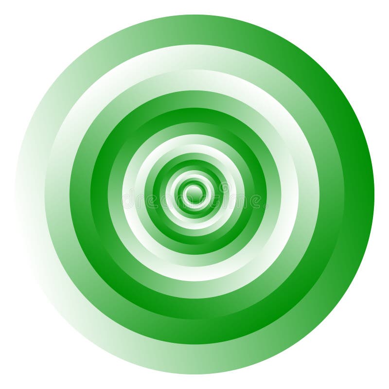 Geometric Circle Design Shape with Random Shaded, Gradient Fill Stock ...