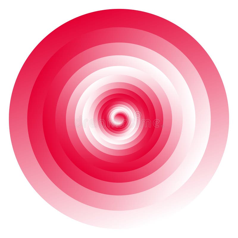 Geometric Circle Design Shape with Random Shaded, Gradient Fill Stock ...