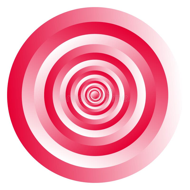 Geometric Circle Design Shape with Random Shaded, Gradient Fill Stock ...