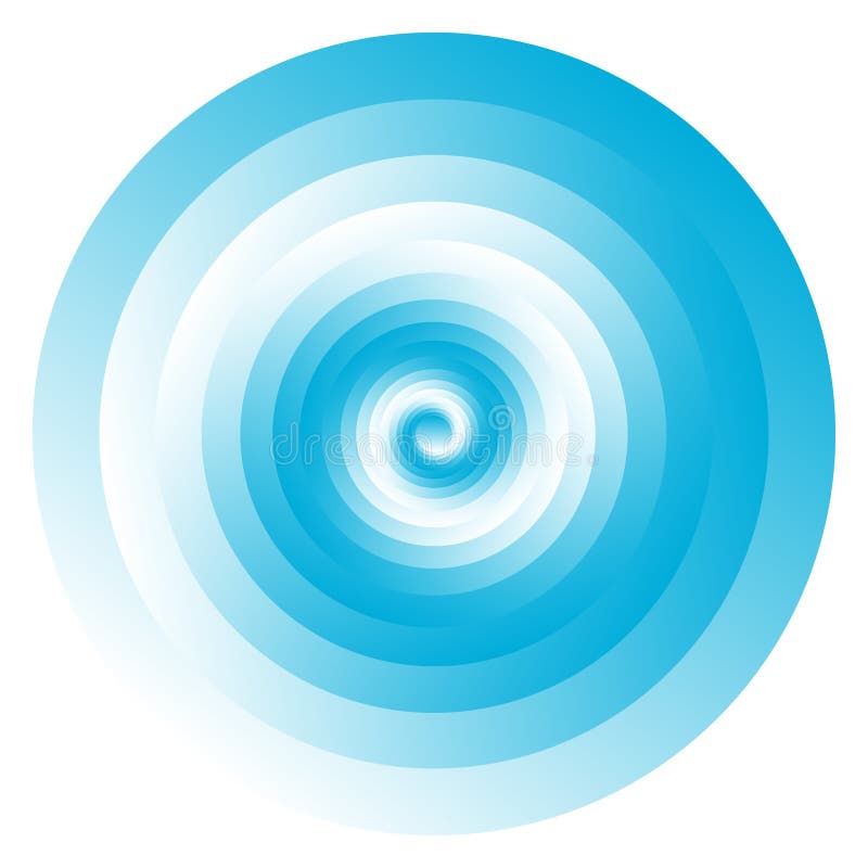 Geometric Circle Design Shape with Random Shaded, Gradient Fill Stock ...