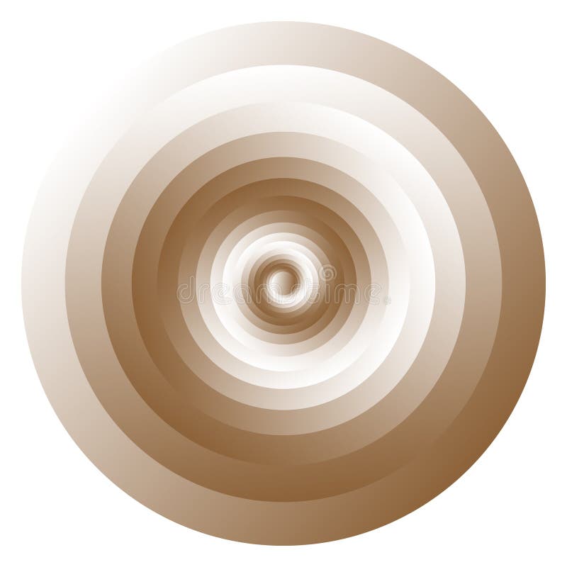 Geometric Circle Design Shape with Random Shaded, Gradient Fill Stock ...