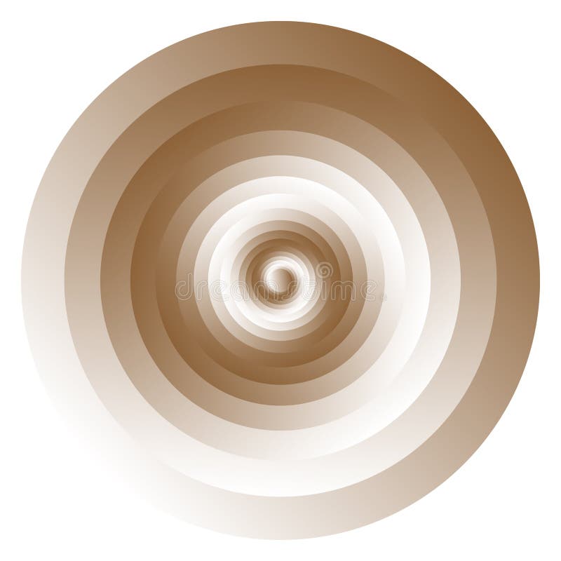 Geometric Circle Design Shape with Random Shaded, Gradient Fill Stock ...