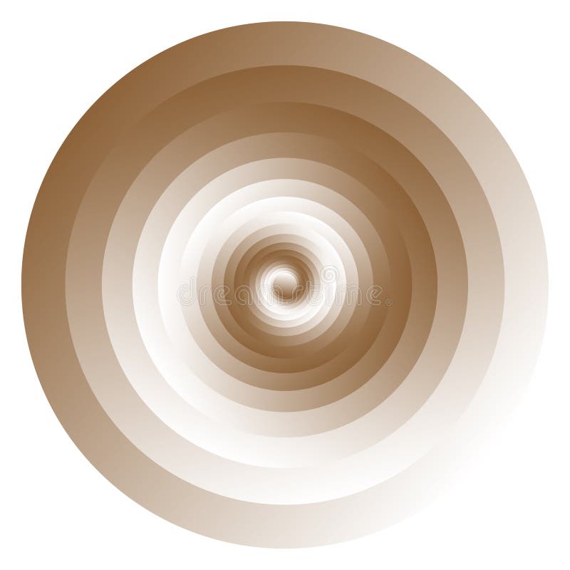 Geometric Circle Design Shape with Random Shaded, Gradient Fill Stock ...