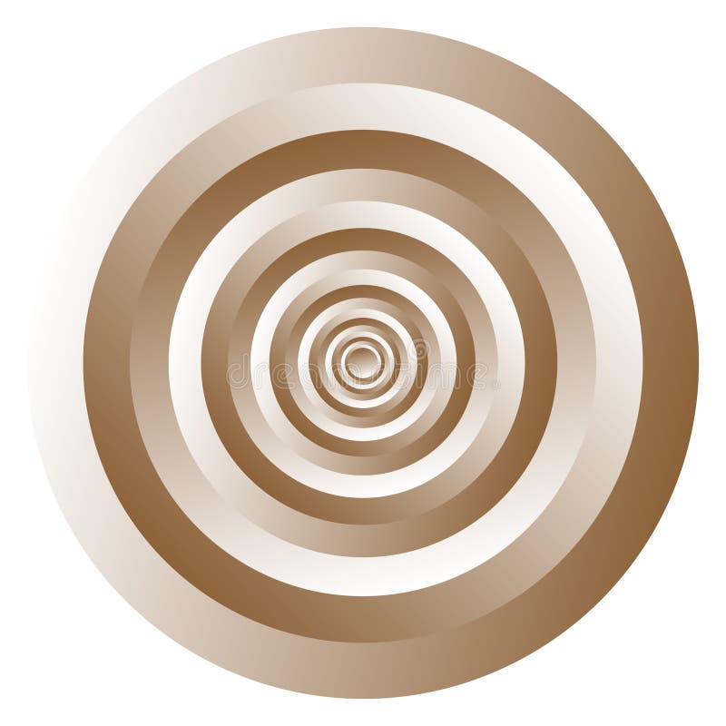 Geometric Circle Design Shape with Random Shaded, Gradient Fill Stock ...