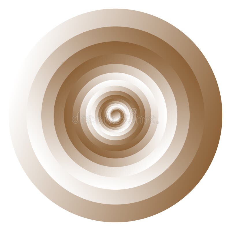 Geometric Circle Design Shape with Random Shaded, Gradient Fill Stock ...