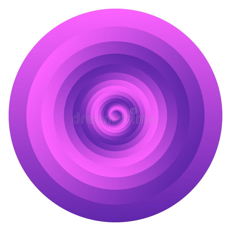 Geometric Circle Design Shape with Random Shaded, Gradient Fill Stock ...