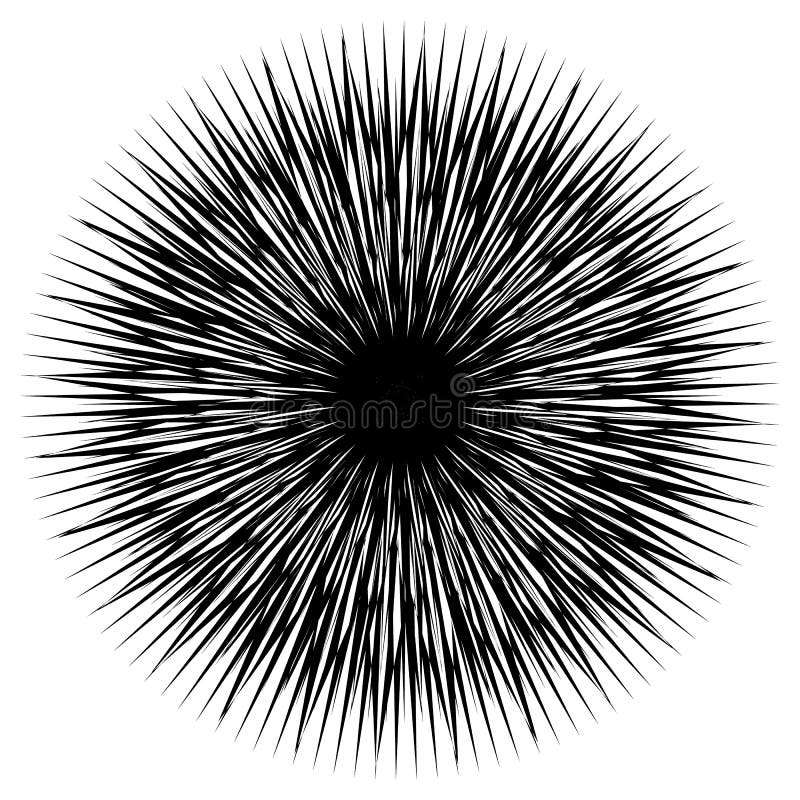Geometric Circle with Distorted Shapes Rotating. Abstract Circle Stock ...