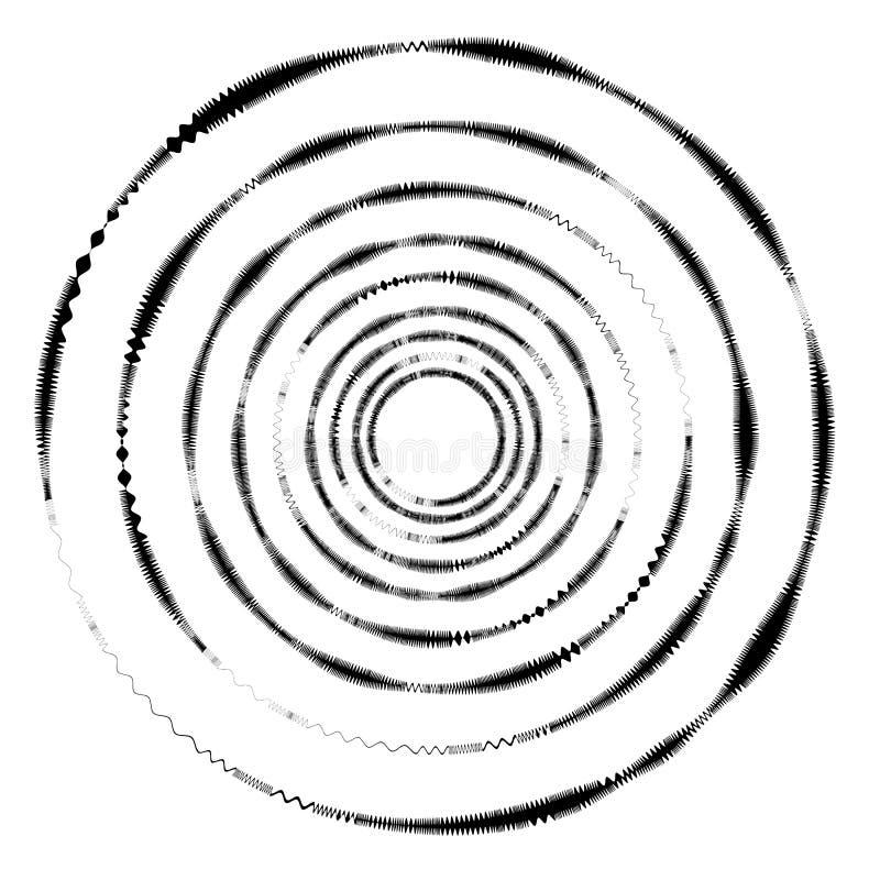 Circle in Distorted Glitch Style with Copyspace Stock Vector ...