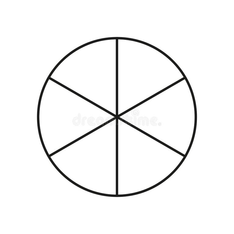 Geometric Circle Division. Equal Segments Design. Simple, Balanced ...