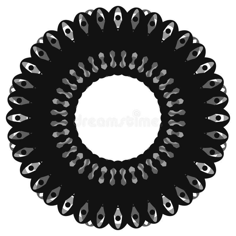 Geometric Circle Elements, Abstract Random Circle Shapes Stock Vector ...