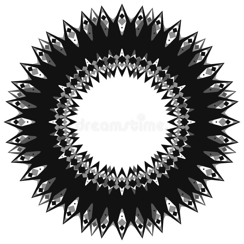 Geometric Circle Elements, Abstract Random Circle Shapes Stock Vector ...