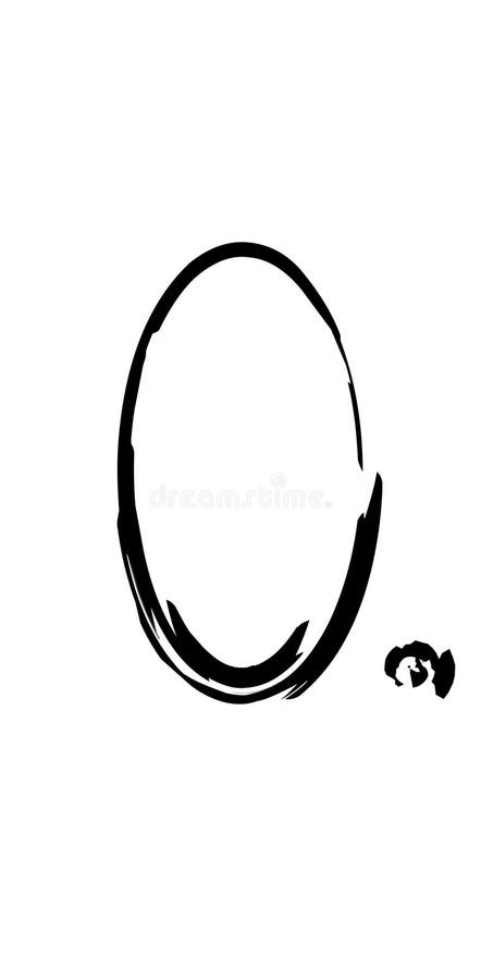 A Geometric Circle of Fonts. Stock Illustration - Illustration of ...