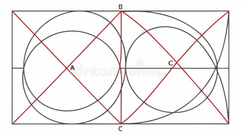 Geometric Circle Grid, Abstract Pattern Background Vector Design Generative AI Stock ...