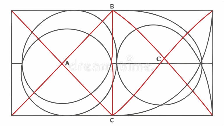 Geometric Circle Grid, Abstract Pattern Background Vector Design ...