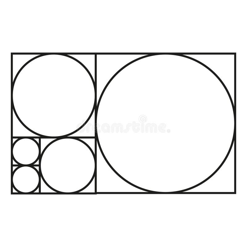Geometric Circle Layout. Abstract Sphere Grid. Minimal Black ...