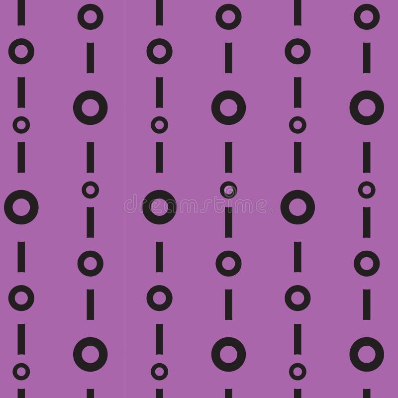 Geometric Circle and Line Pattern Stock Vector - Illustration of repeat ...