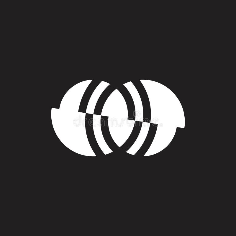 Geometric Circle Linked Stripes Logo Vector Stock Vector - Illustration ...