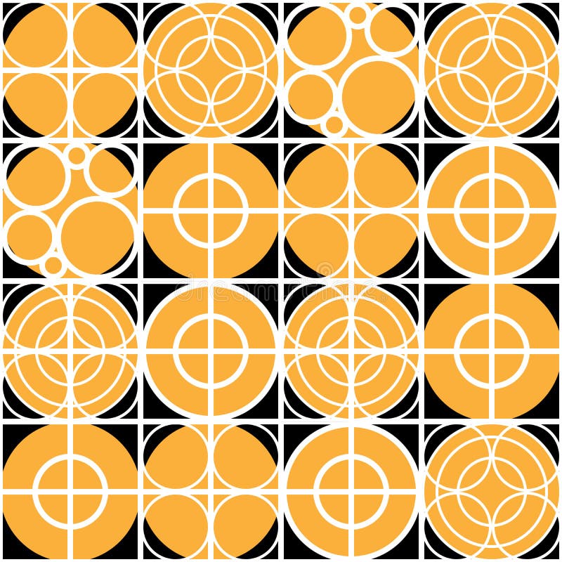 Geometric Circle Pattern stock vector. Illustration of decorative ...