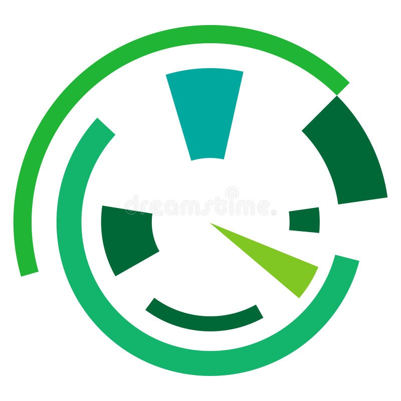 Geometric Circle Element - Circular Pattern on White Stock Vector ...