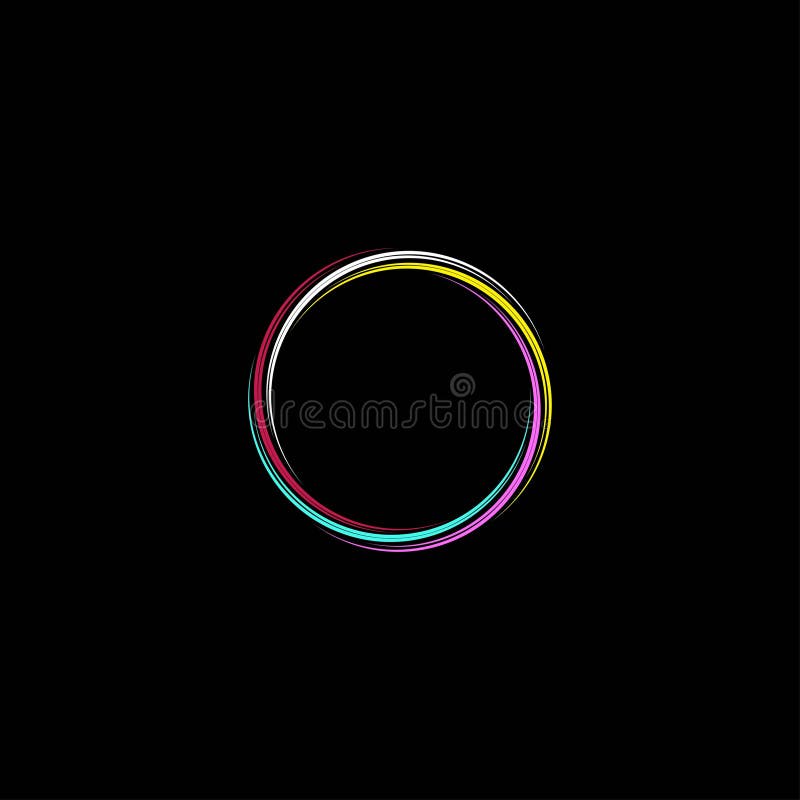 Geometric Circle Shapes, Borders, Frames, Logos .Circle Colorful New ...