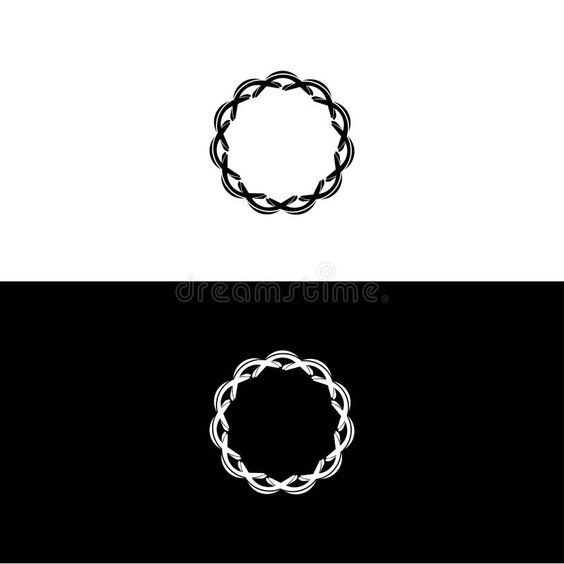 Geometric Circle Shapes, Borders, Frames, Logos Stock Illustration ...
