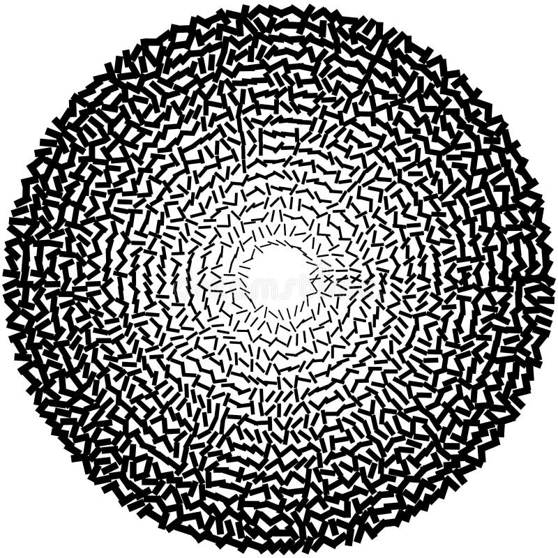 Spiral, Vortex Elements. Swirl, Twirl Shape On White Stock Vector ...