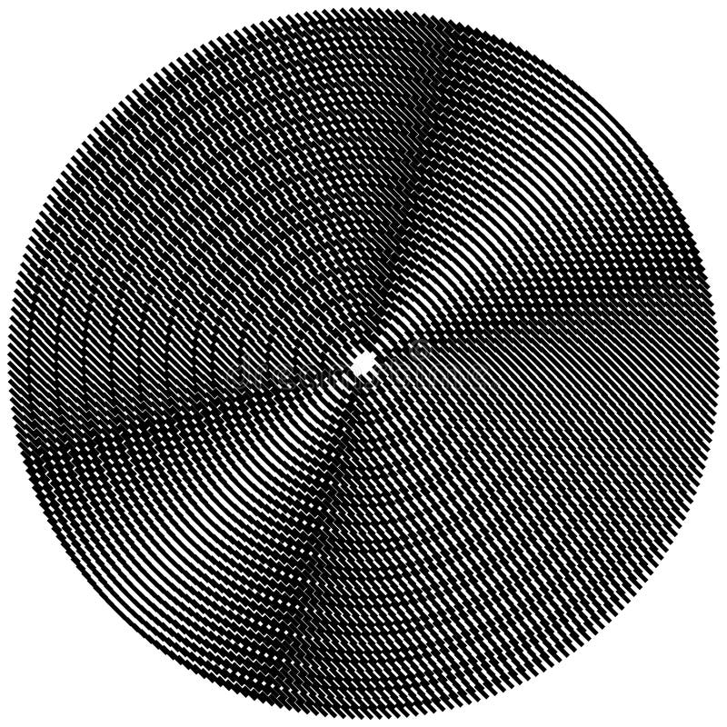 Geometric Circle of Squares, Rectangles. Angular Spiral,vortex Abstract ...