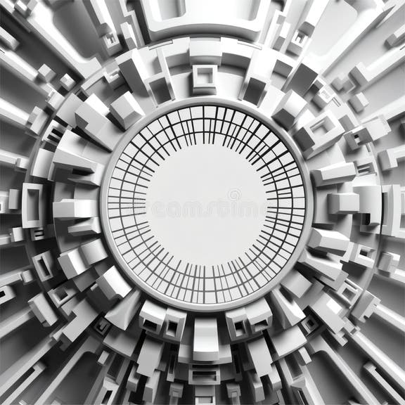 Geometric Circles in Abstract Design Stock Photo - Image of composition, central: 389643360