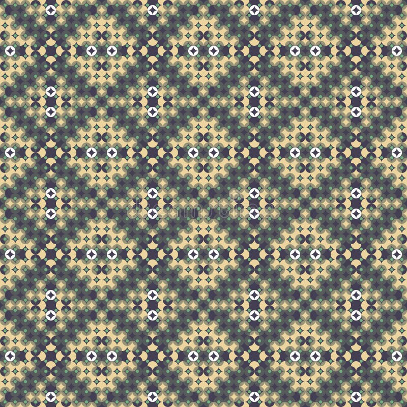 Seamless Vector Pattern. Repeating Overlapping Geometric Circles and ...