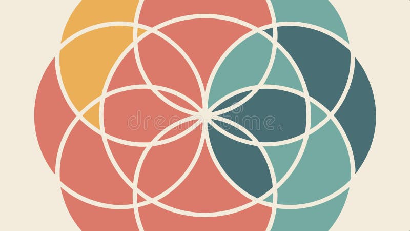 Geometric Circles and Lines, Abstract and Complex Design. Vector Design ...