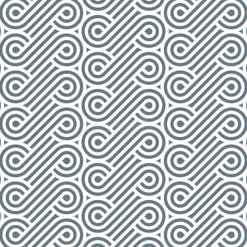 Geometric Circles and Stripe Line with Dotted or Abstract Swirls ...